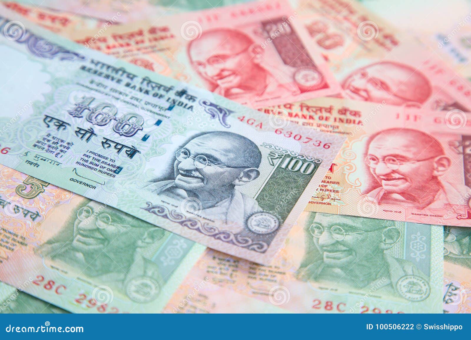 Indian banknotes stock photo. Image of investment, banking - 100506222