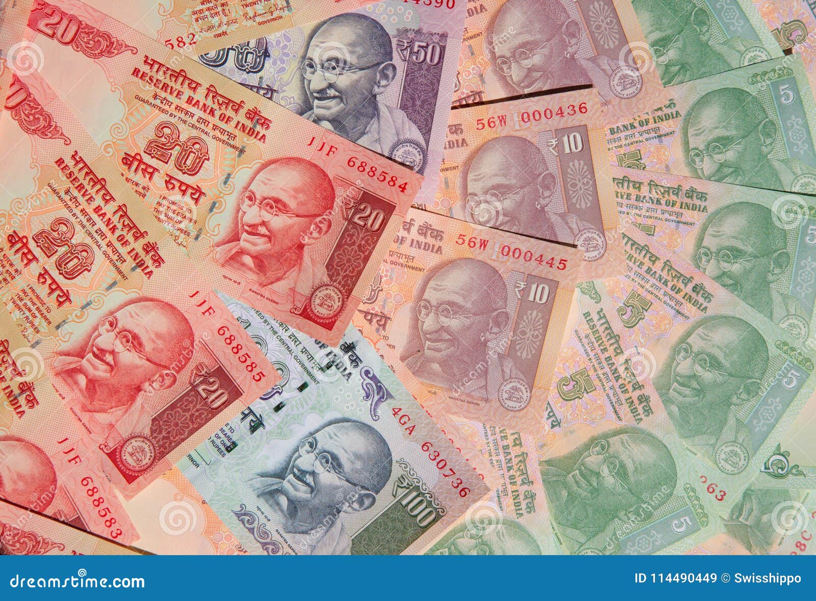 Indian banknotes stock image. Image of note, crisis - 114490449