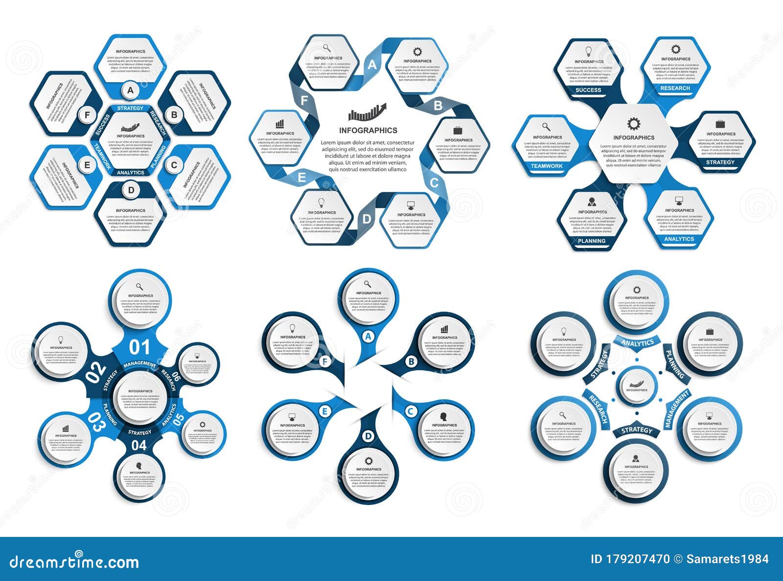 Collection Infographics. Design Elements Stock Vector - Illustration of ...