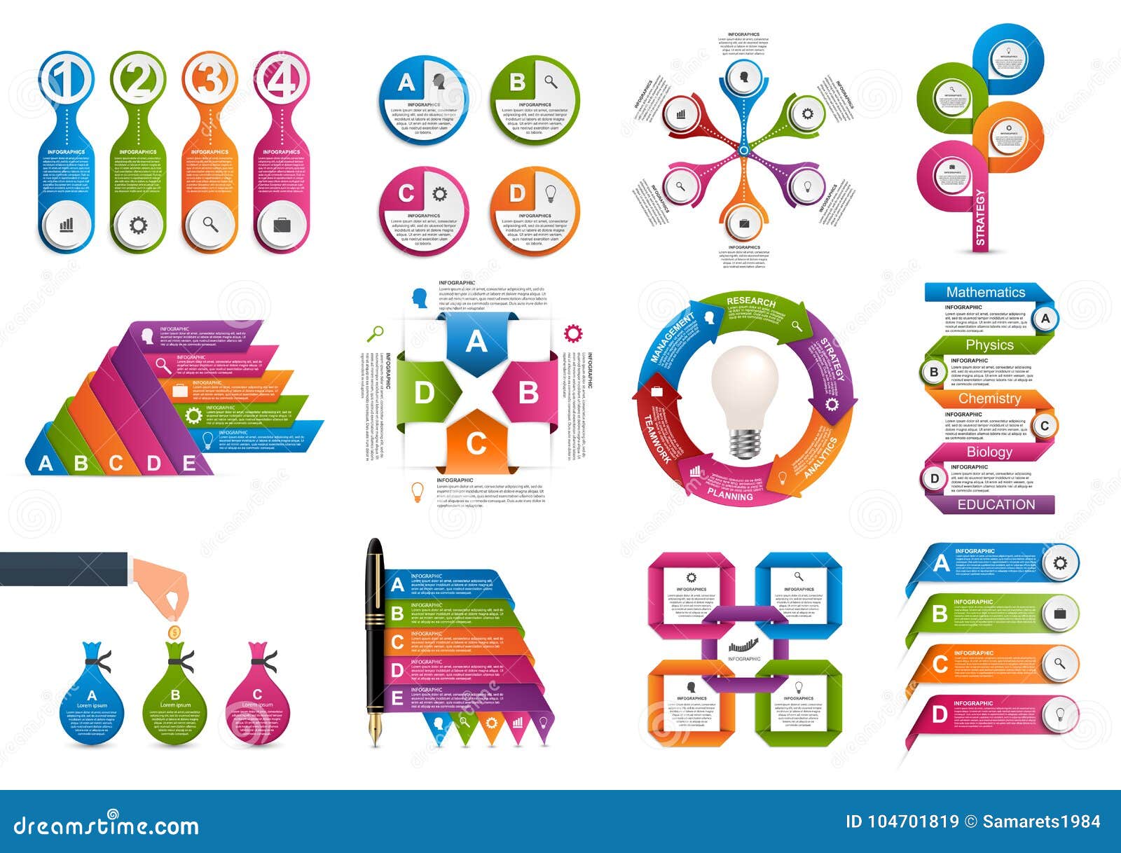 Collection Infographics. Design Elements. Infographics For Business ...