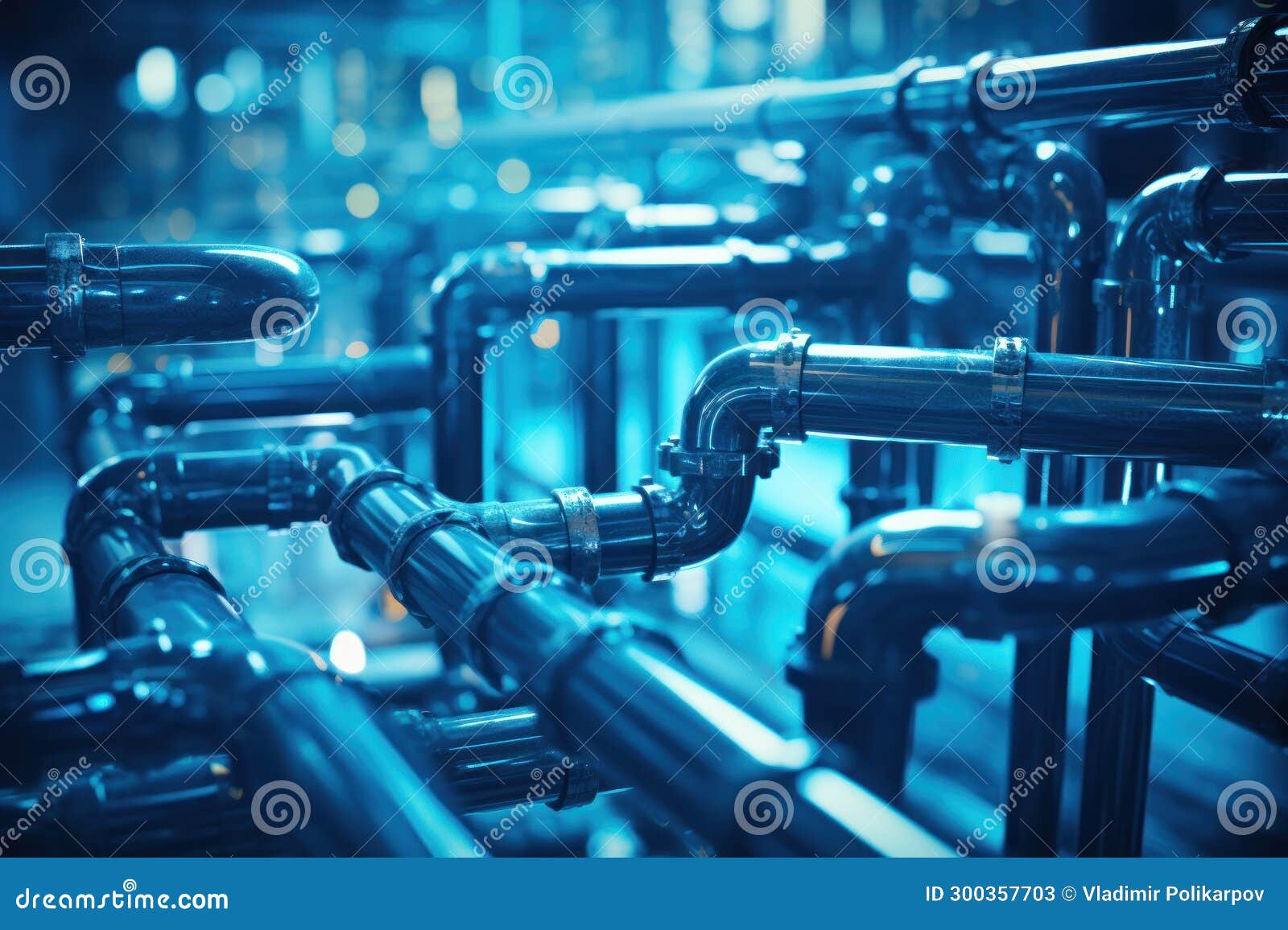 Connected Pipes stock illustration. Illustration of production - 300357703