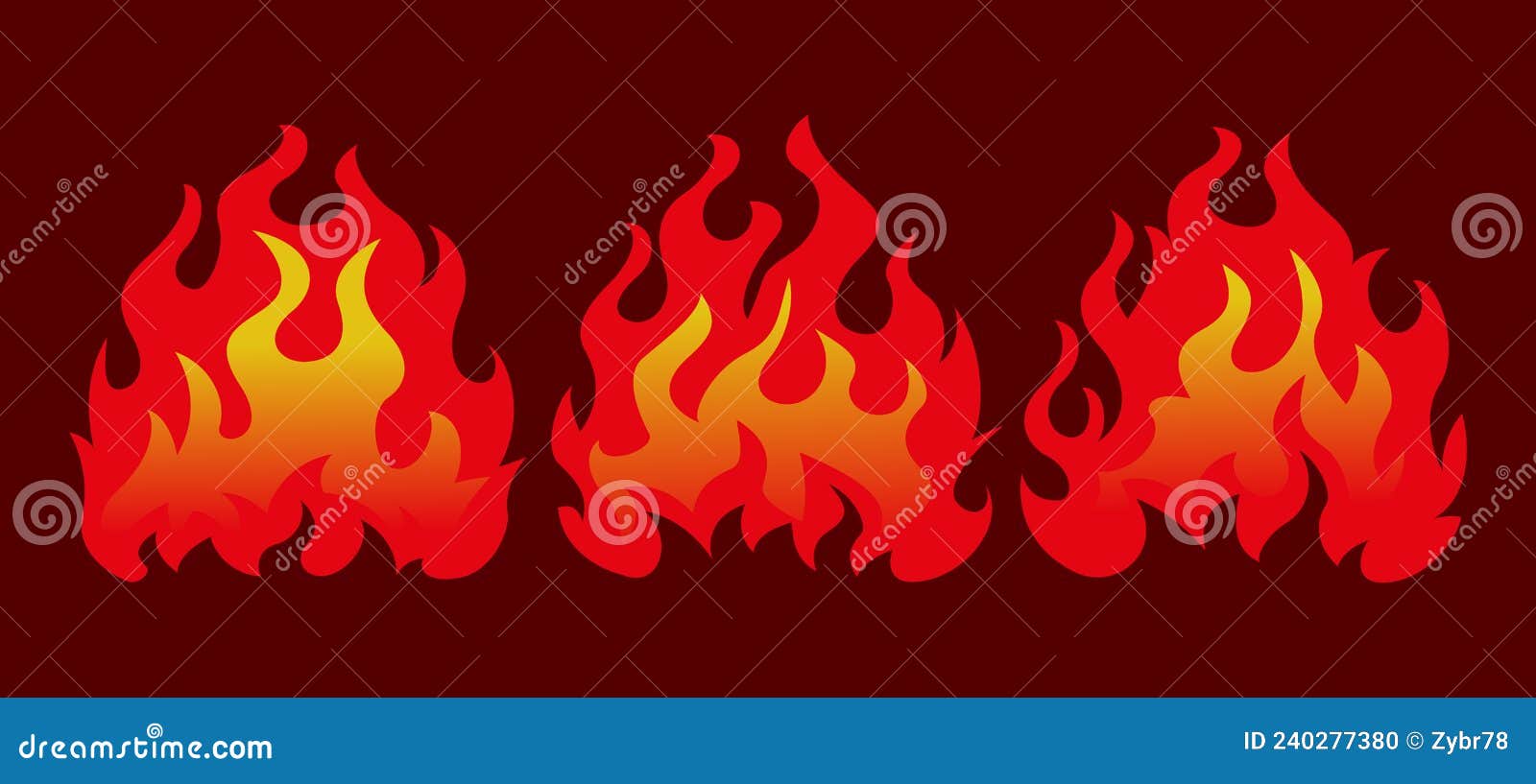 Fireball icon set stock vector. Illustration of energy - 240277380