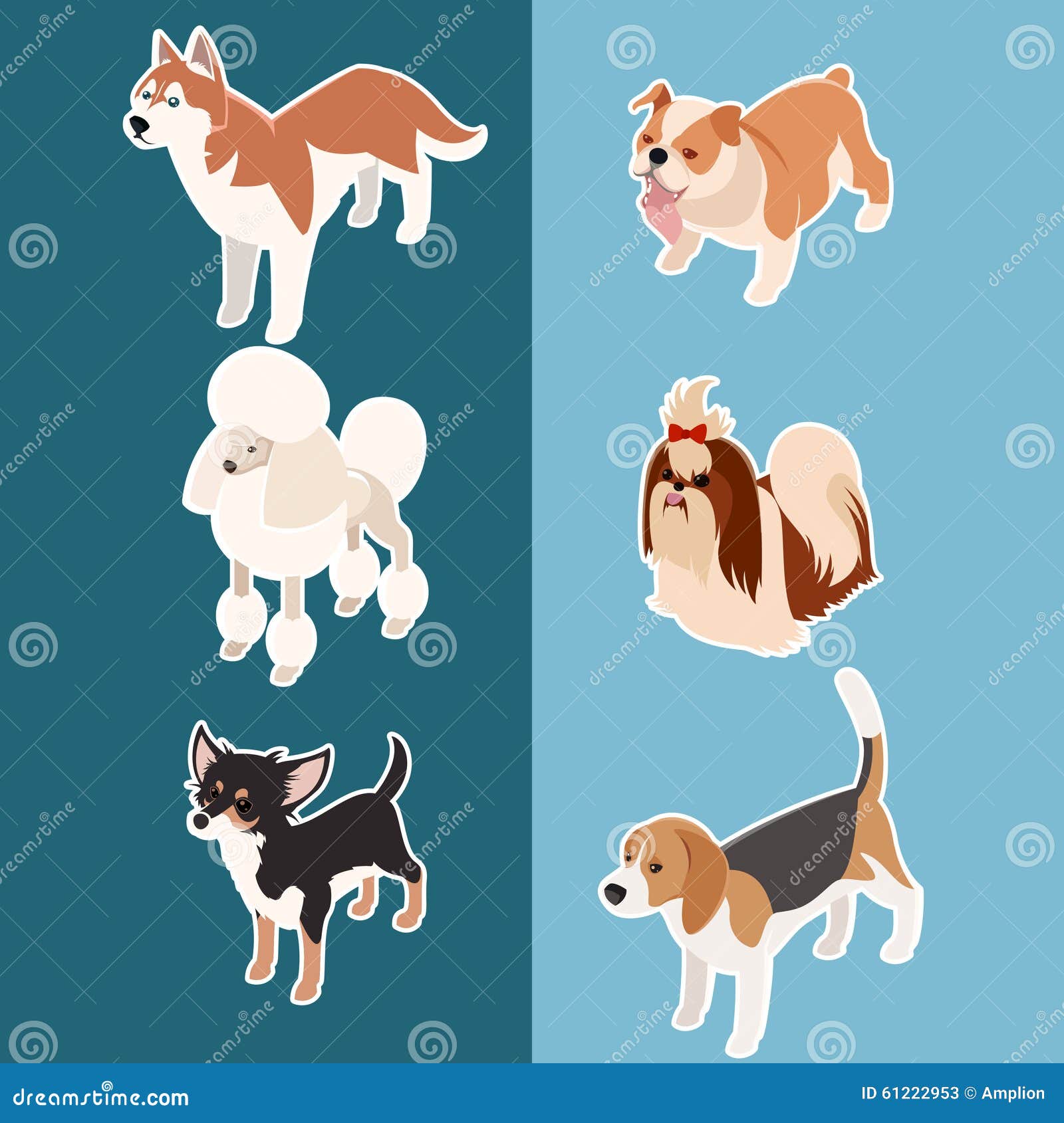 Collection of Isometric Dogs3 Stock Vector - Illustration of character ...