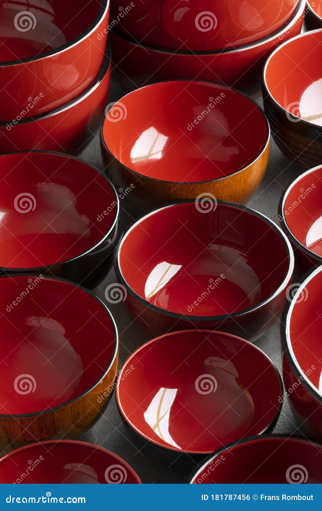 Collection of Japanese Bowls Stock Photo - Image of empty, kitchenware ...
