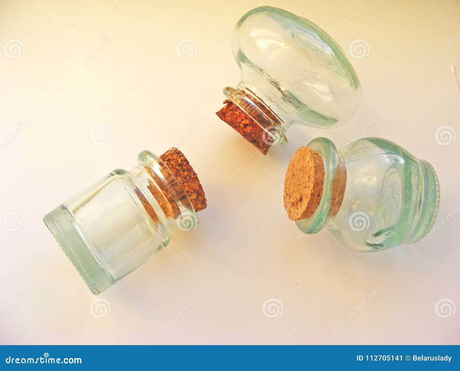 Collection of Jars Isolated on White Background Stock Image - Image of ...