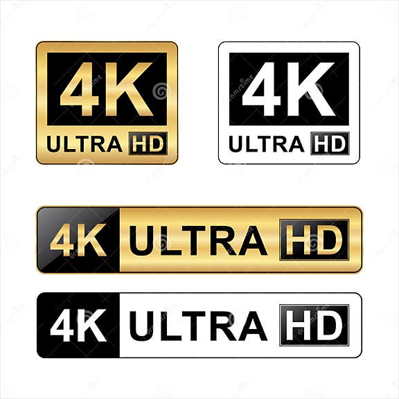 Collection of 8k Ultra Hd Icon 4k Ultra Hd 2k Ultra Hd and 1080 Full Hd ...
