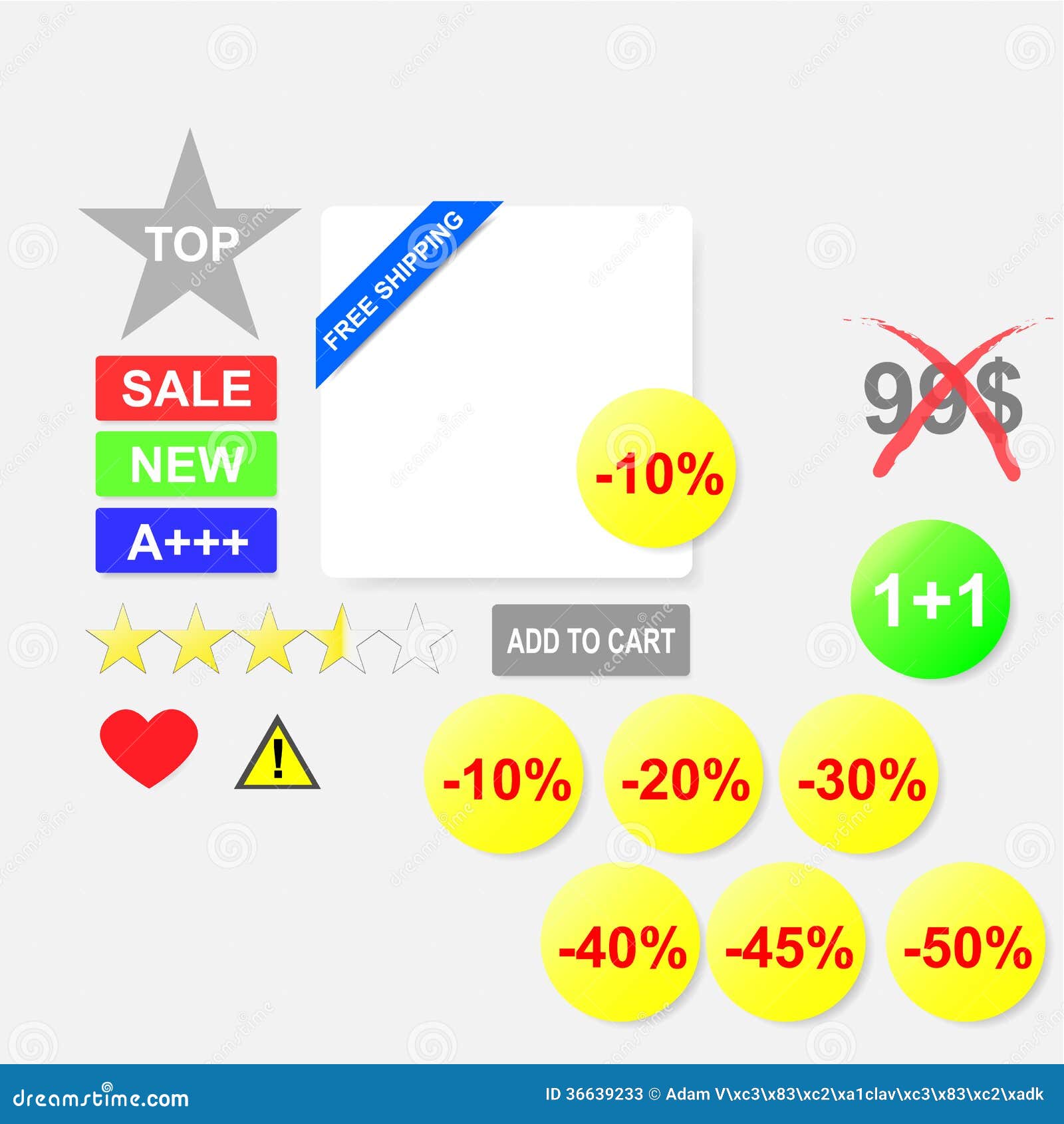 Collection of labels stock vector. Illustration of modern - 36639233