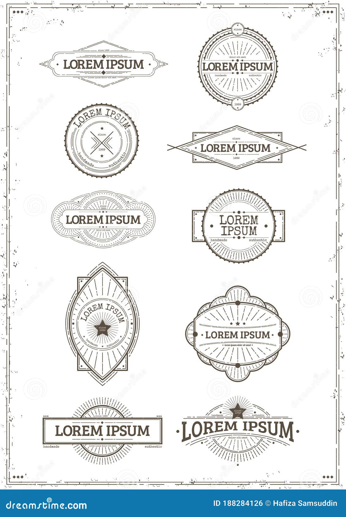 Collection of Labels. Vector Illustration Decorative Design Stock ...