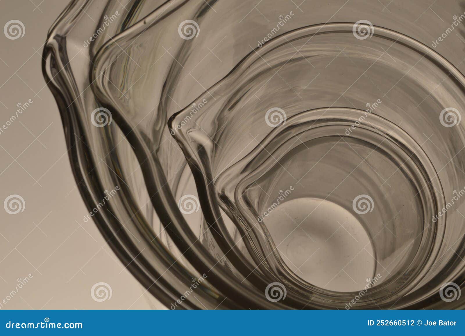 Collection of Laboratory Glass, Beakers Stock Photo - Image of glass ...