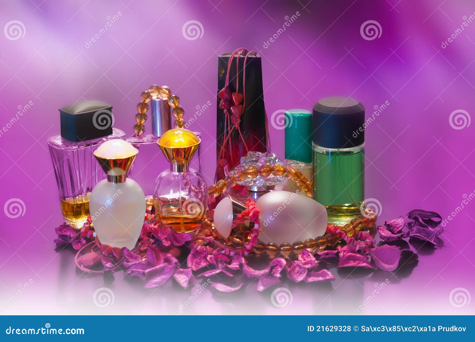Collection of Ladies Perfumes Stock Photo - Image of artificial ...