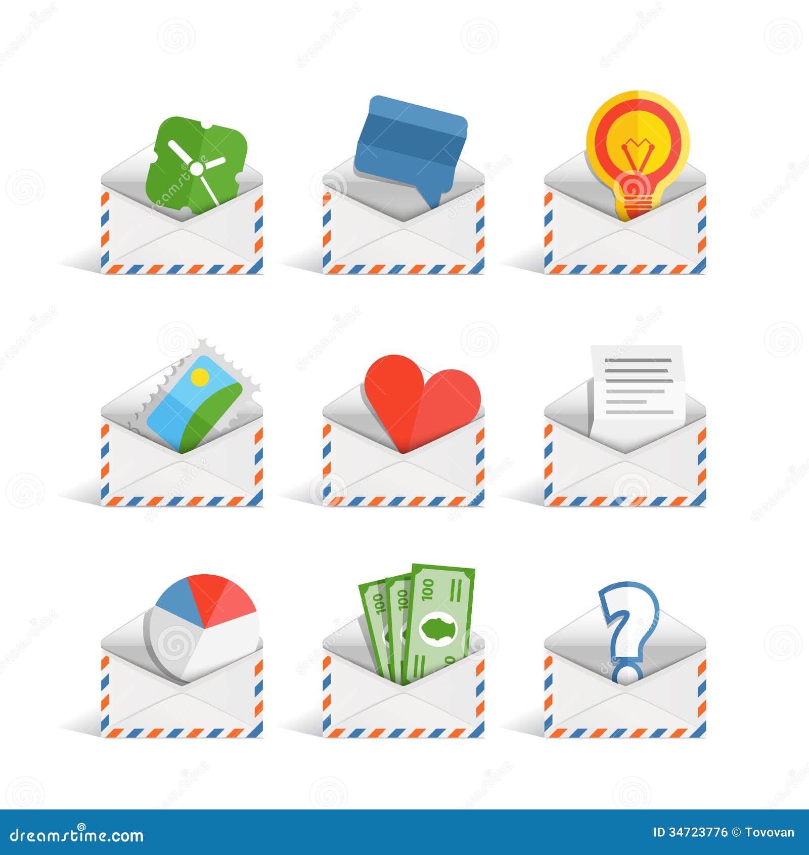 Collection of lette icons stock vector. Illustration of cloud - 34723776