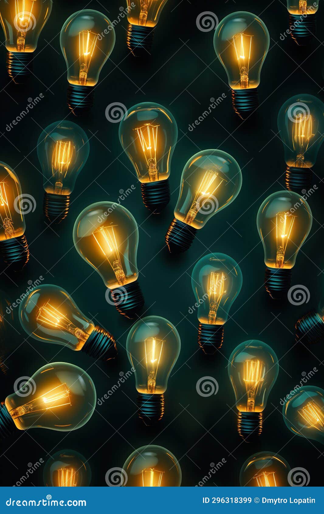 Collection of Light Bulb Pattern Background, Electric Lamp Texture ...