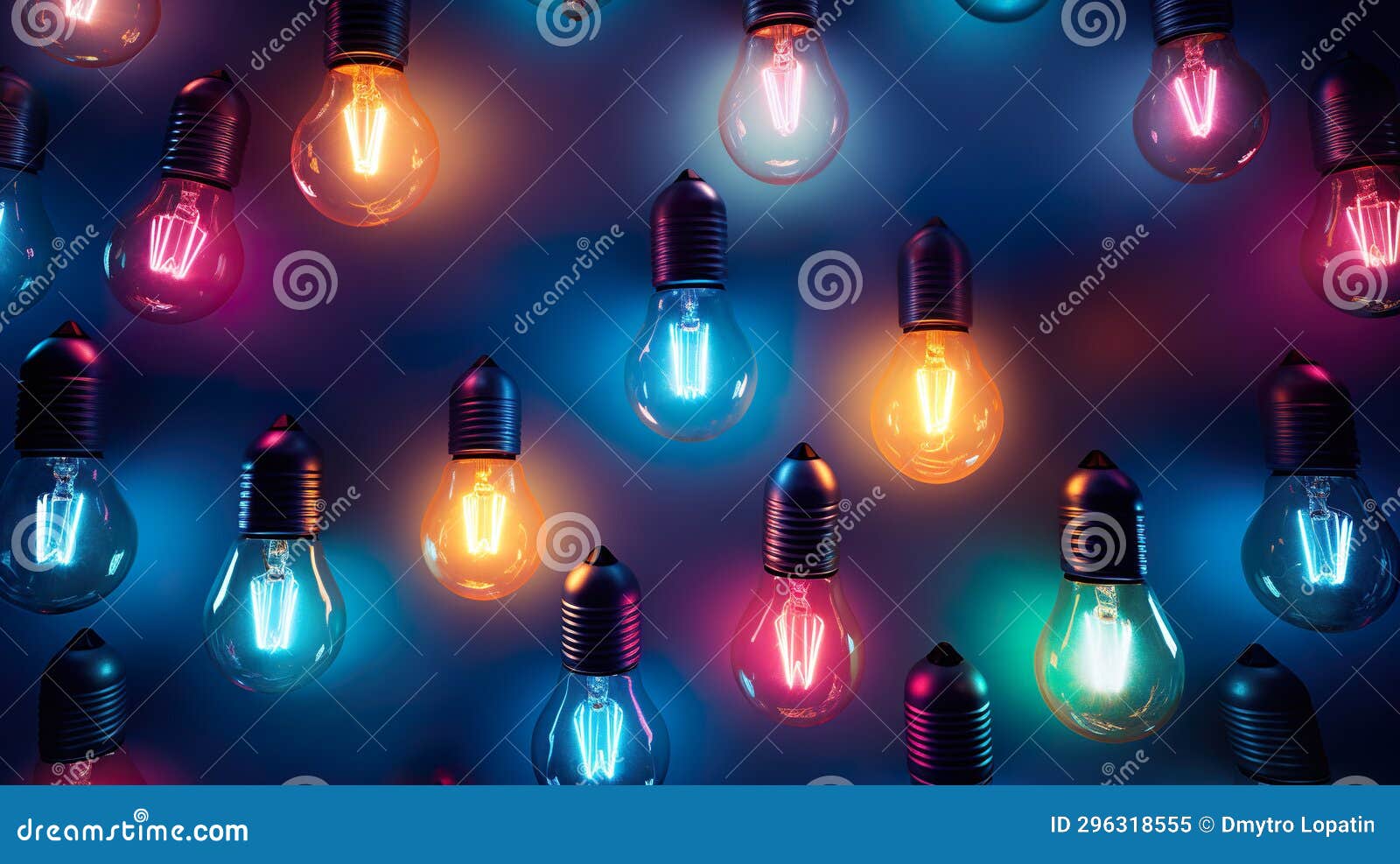 Collection of Light Bulb Pattern Background, Electric Lamp Texture ...