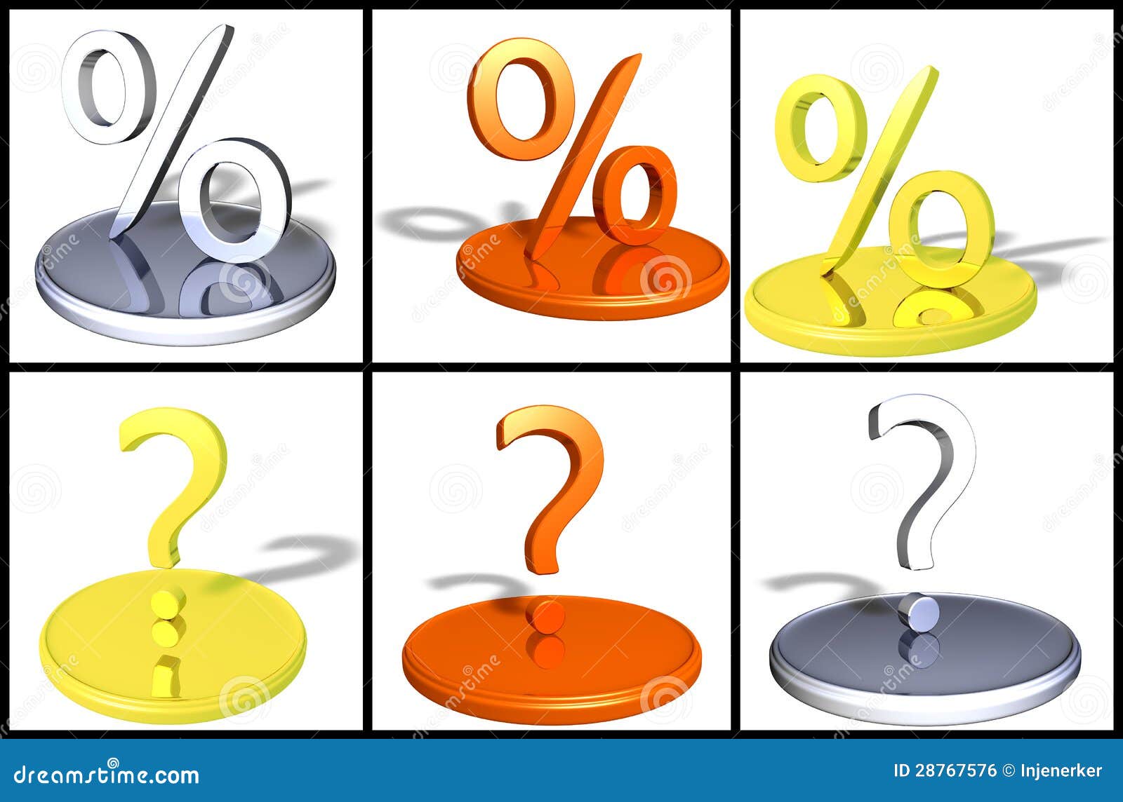 Collection. Logo with a Symbol Stock Illustration - Illustration of ...