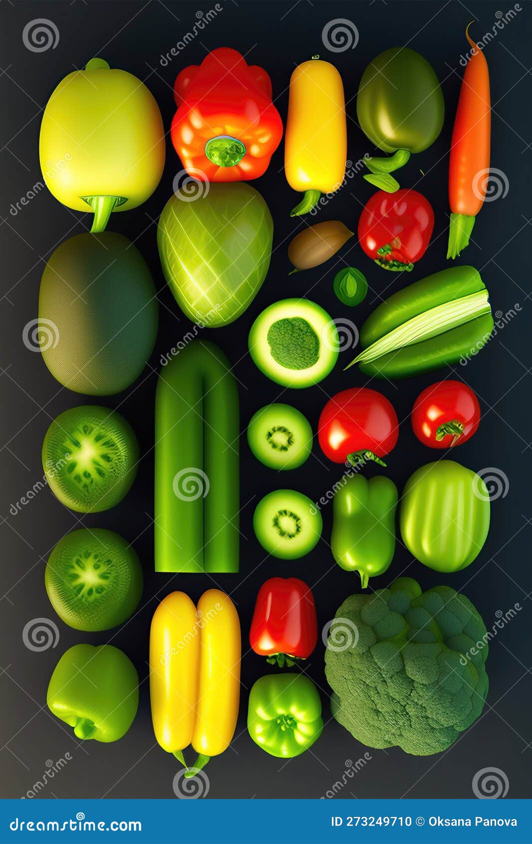 Collection of Lot Vegetables. Set and Food Collection Stock ...