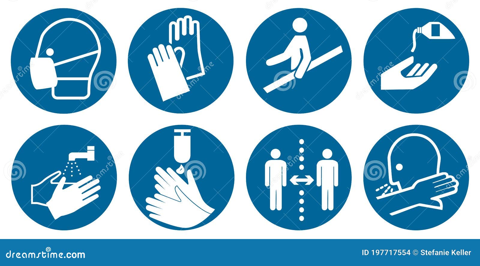 Collection of Mandatory Signs According To DIN EN ISO 7010, Stock ...