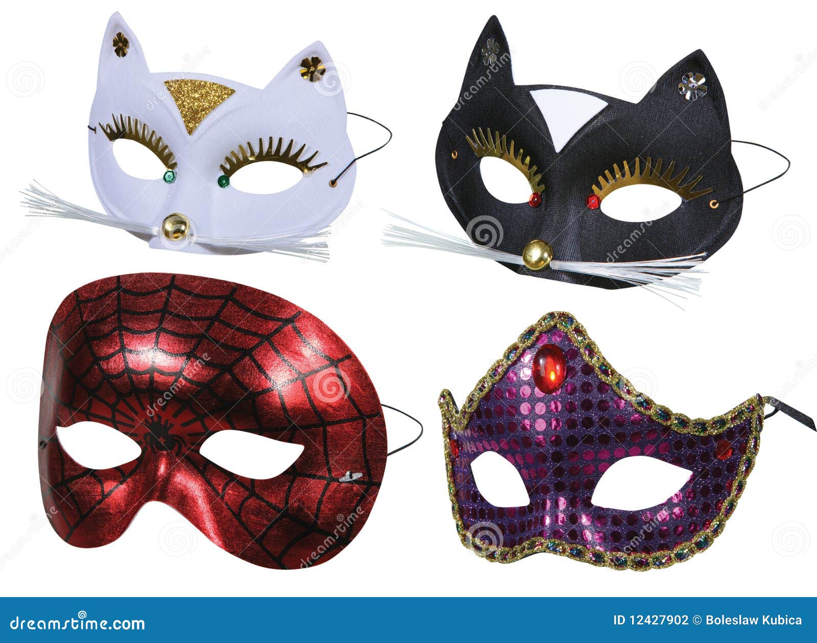 Collection of Masks Ready for Party Stock Photo - Image of fantasy ...