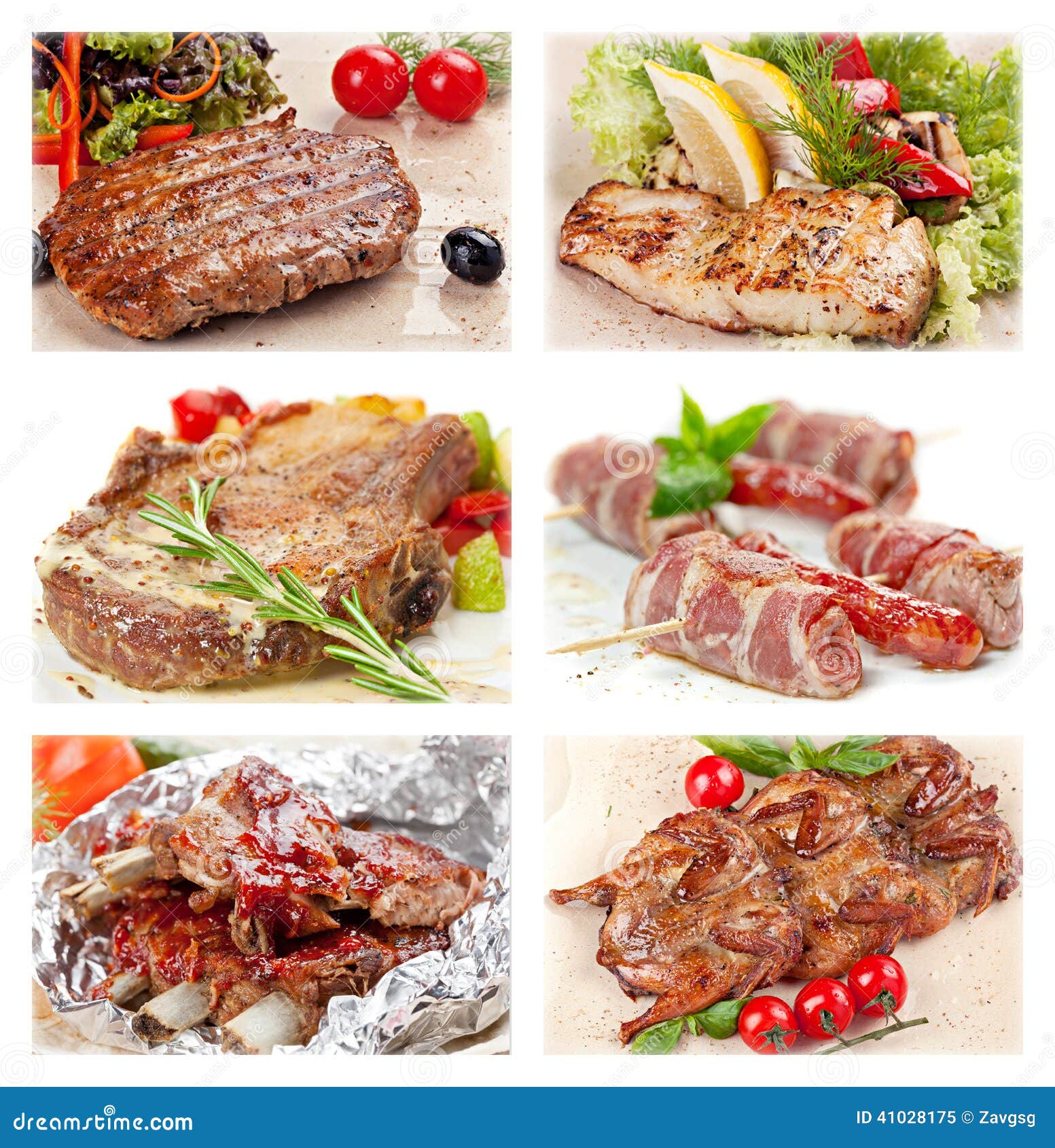 Collection of meat food stock image. Image of herbs, food - 41028175