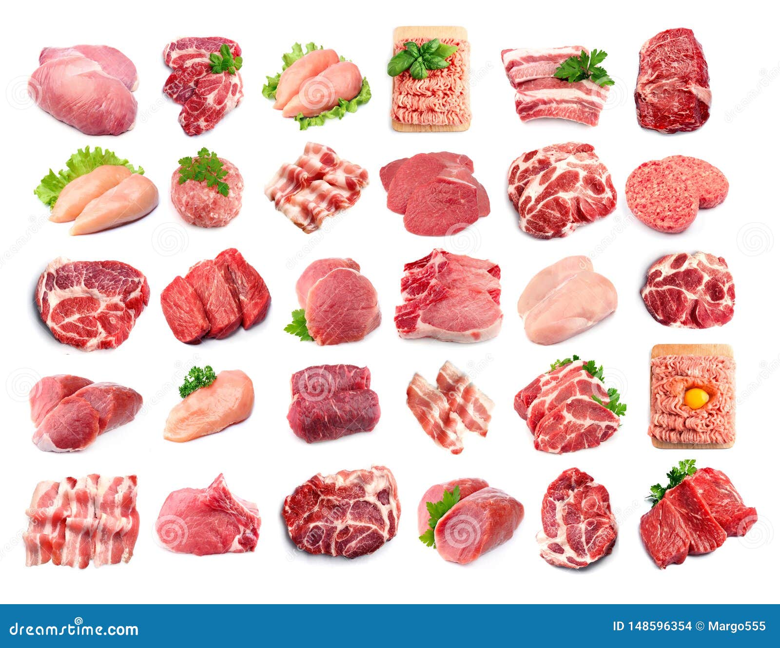 Collection of meat stock photo. Image of bacon, barbecue - 148596354