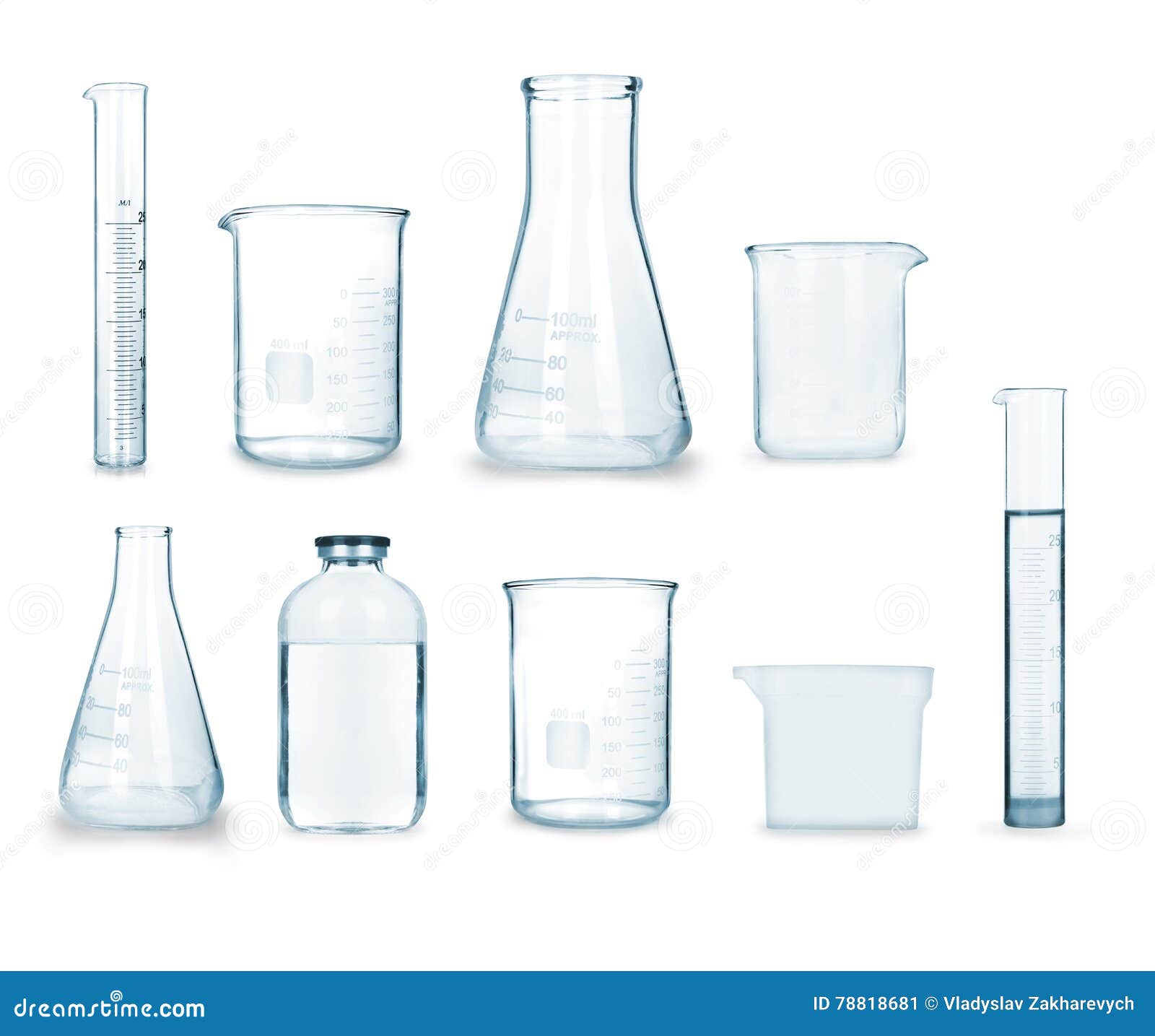 Collection of Medical Glass Stock Image - Image of container, flask ...