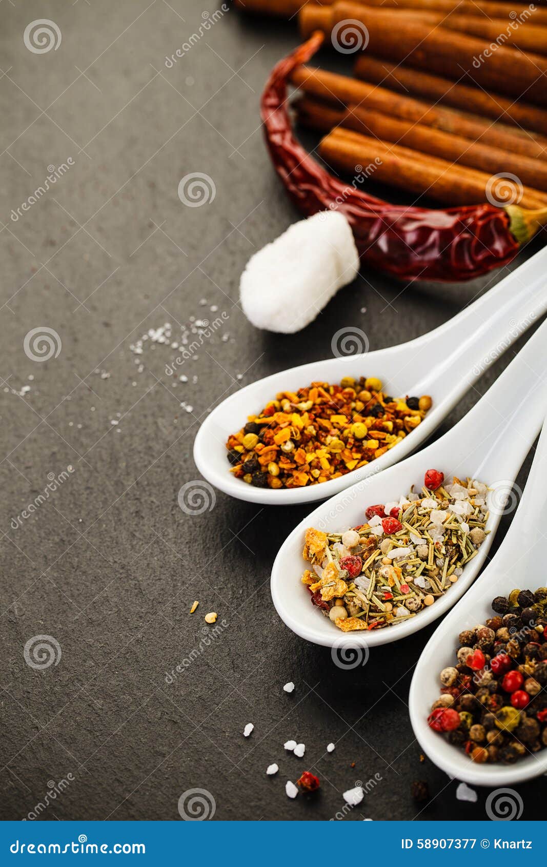 Collection of Mediterranean Spices Stock Image - Image of mace, food ...