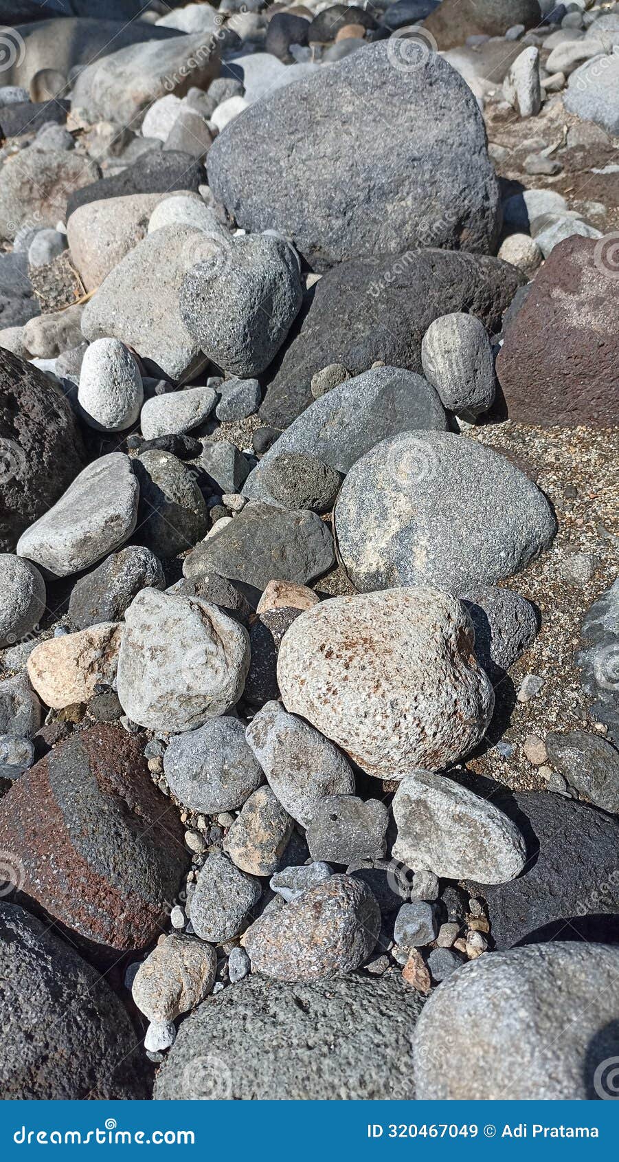 A Collection of Medium-sized River Rocks is Usually Used As a Mixture ...
