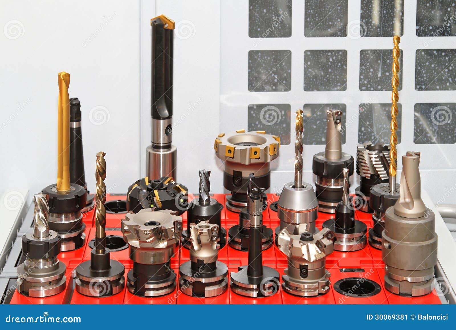 CNC tools stock image. Image of machining, machine, drills - 30069381