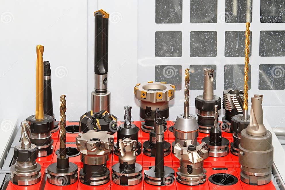 CNC tools stock image. Image of machining, machine, drills - 30069381