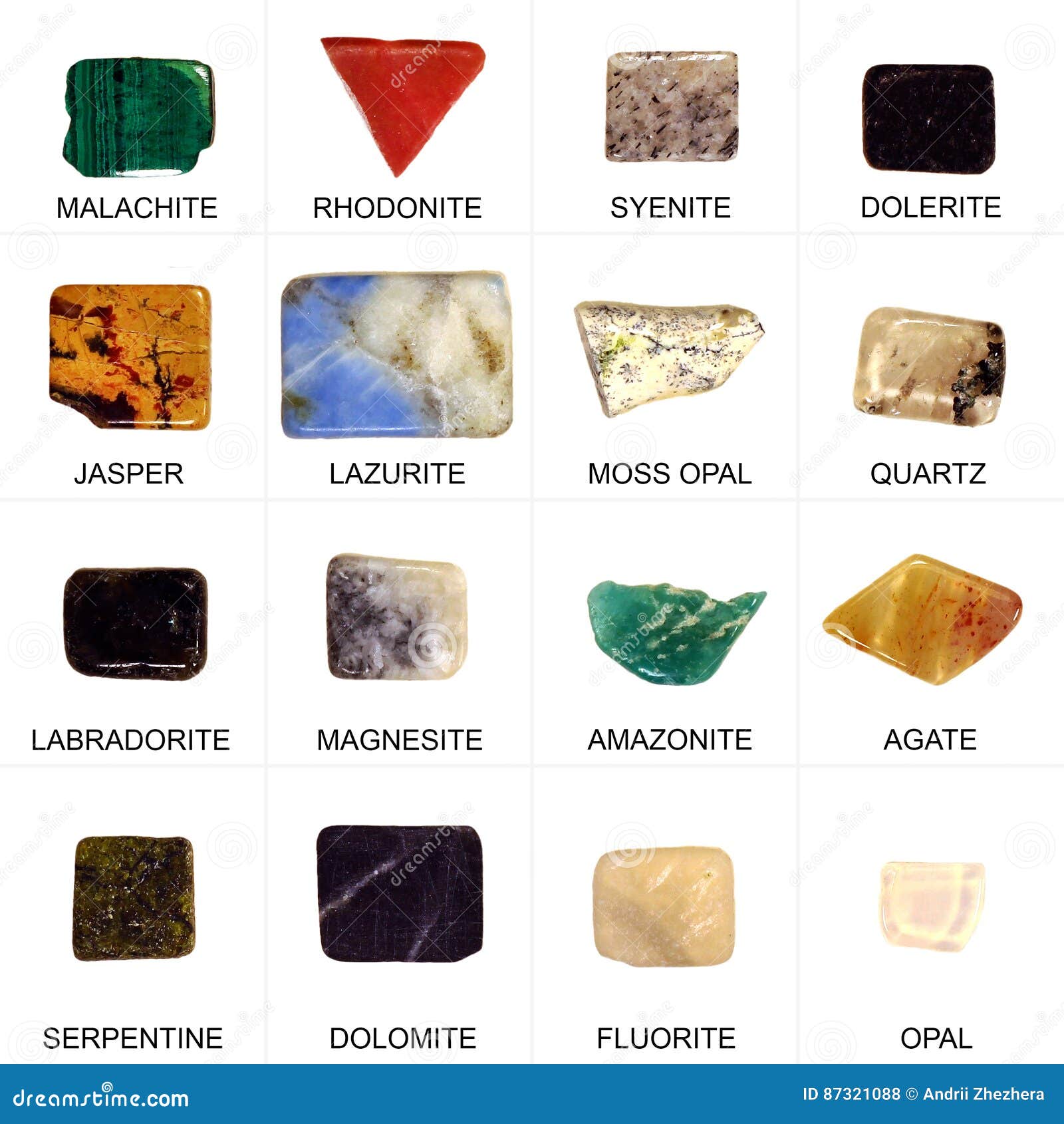 Collection of minerals stock photo. Image of crystal - 87321088
