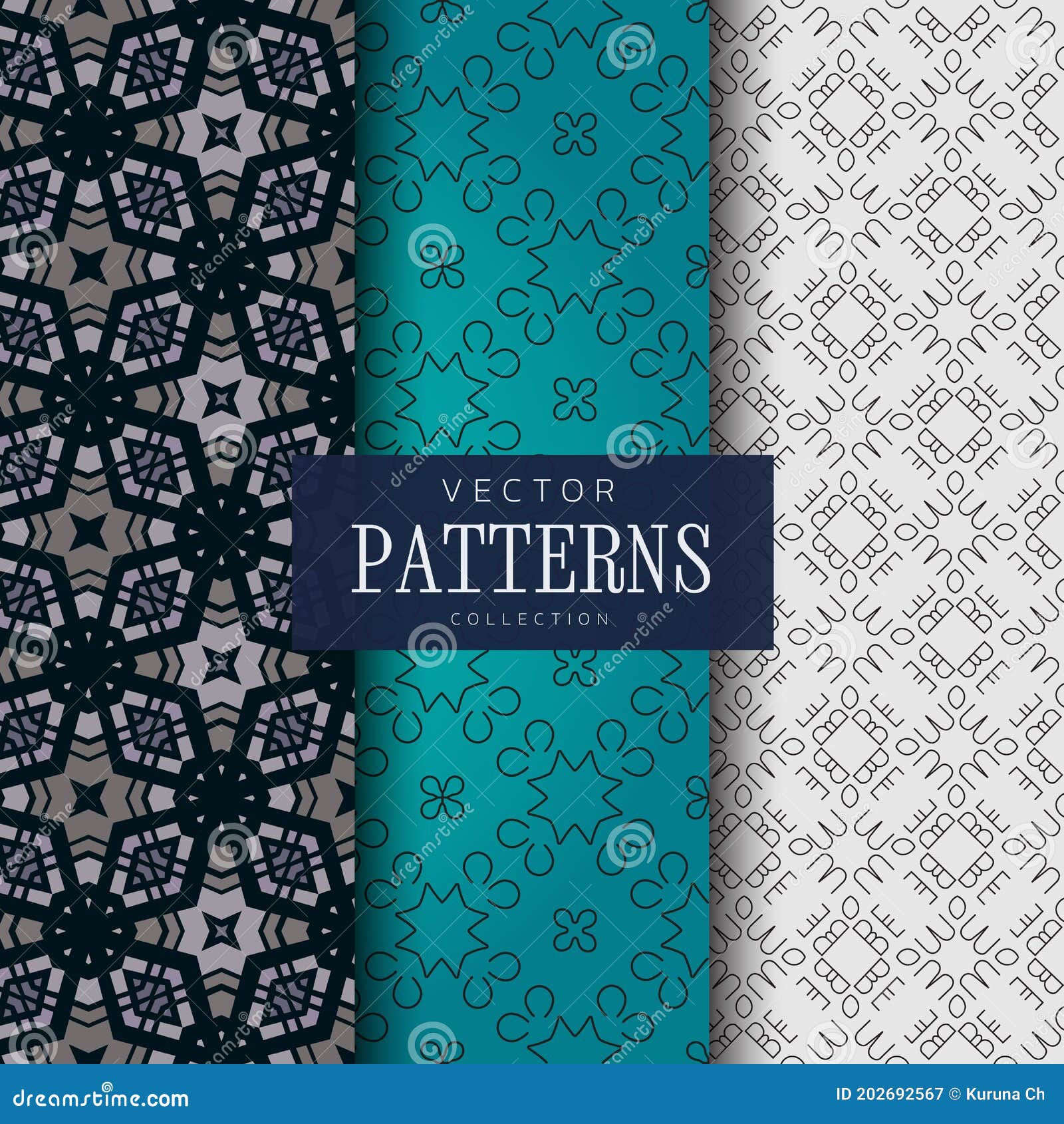 Collection of Minimal Lines Pattern Set Stock Vector - Illustration of ...