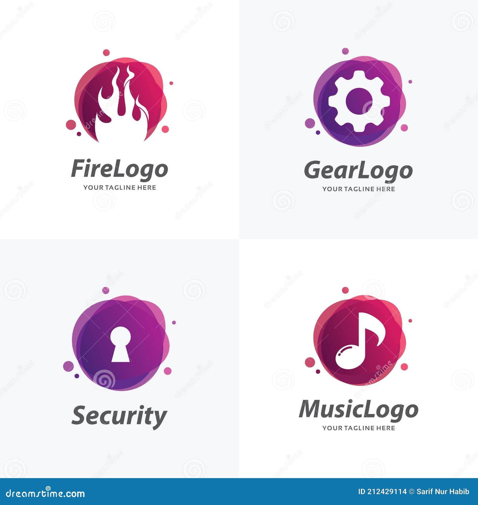 Collection of Miscellaneous Logo Design Template Stock Vector ...