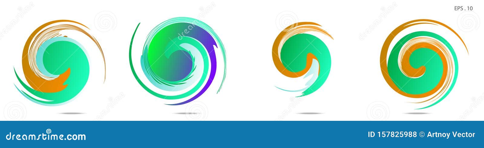 Vortex Vector Background. Templates for Logo Design, Leaflets or ...