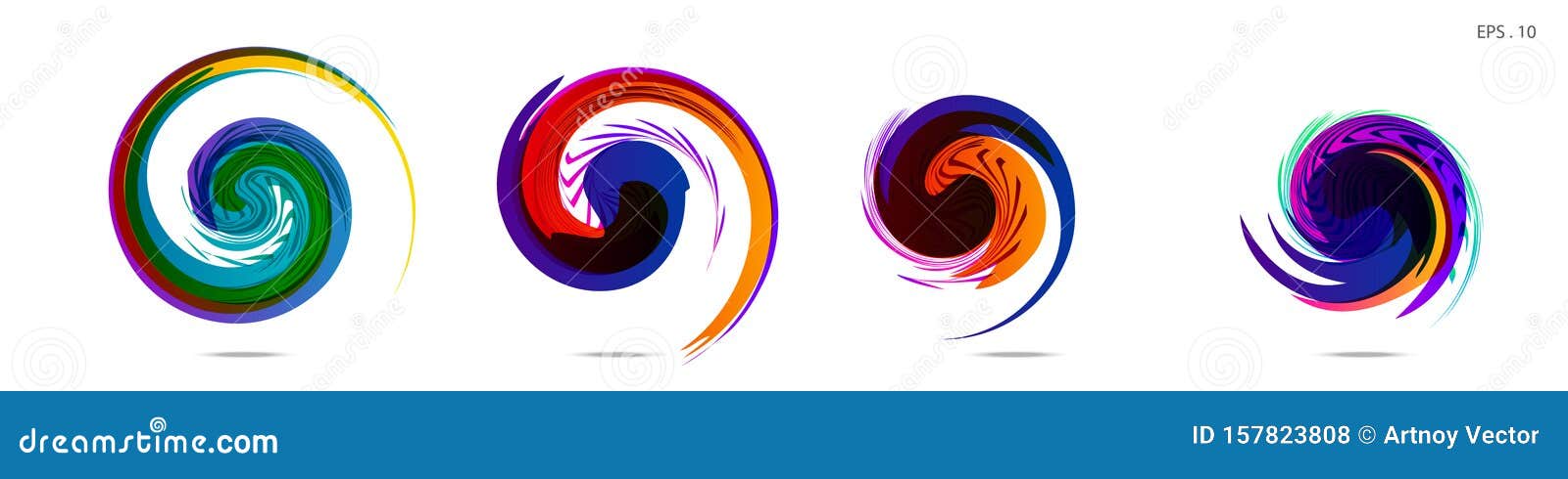 Vortex Vector Background. Templates for Logo Design, Leaflets or ...