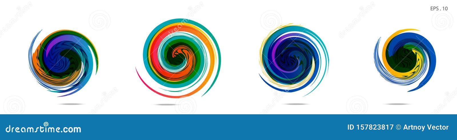 Vortex Vector Background. Templates for Logo Design, Leaflets or ...