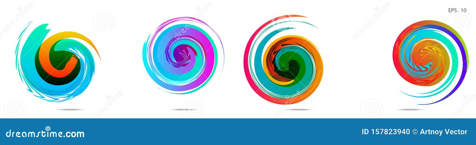 Vortex Vector Background. Templates for Logo Design, Leaflets or ...