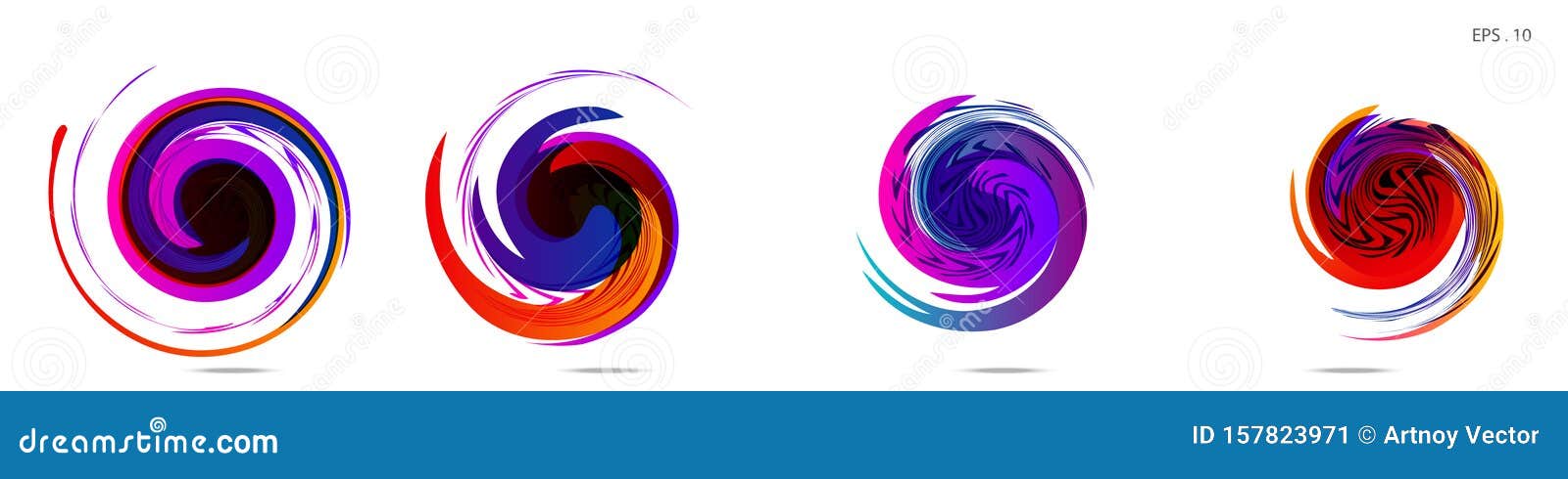 Vortex Vector Background. Templates for Logo Design, Leaflets or ...
