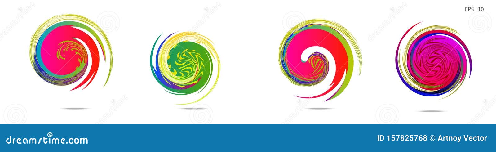 Vortex Vector Background. Templates for Logo Design, Leaflets or ...