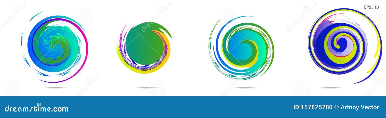 Vortex Vector Background. Templates for Logo Design, Leaflets or ...