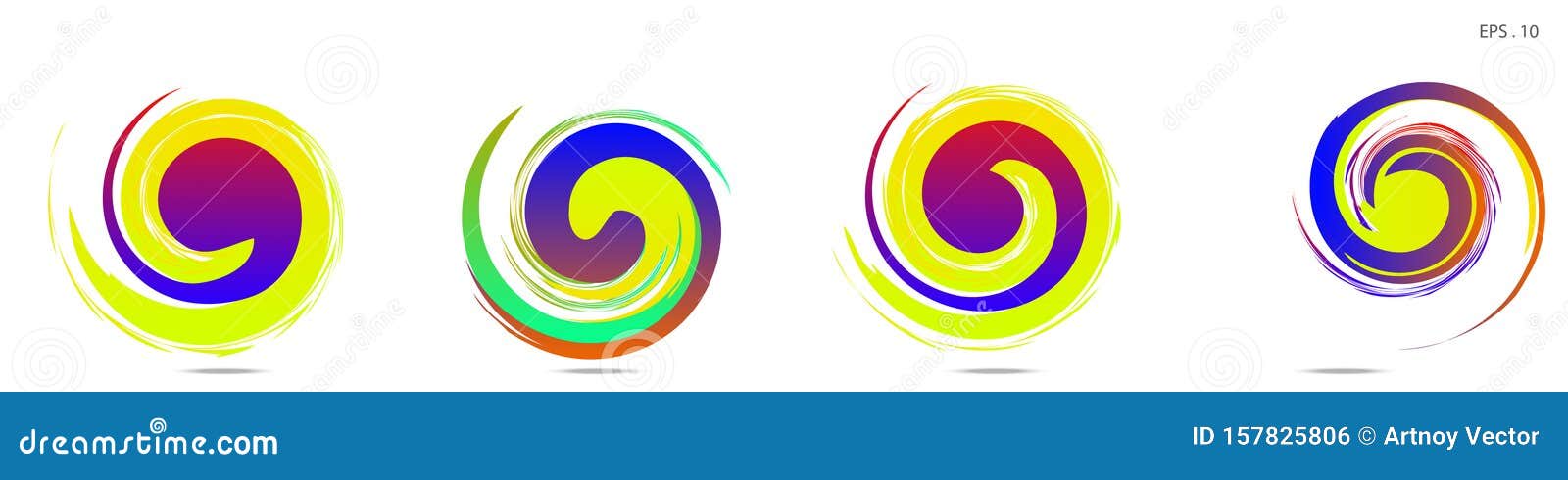 Vortex Vector Background. Templates for Logo Design, Leaflets or ...
