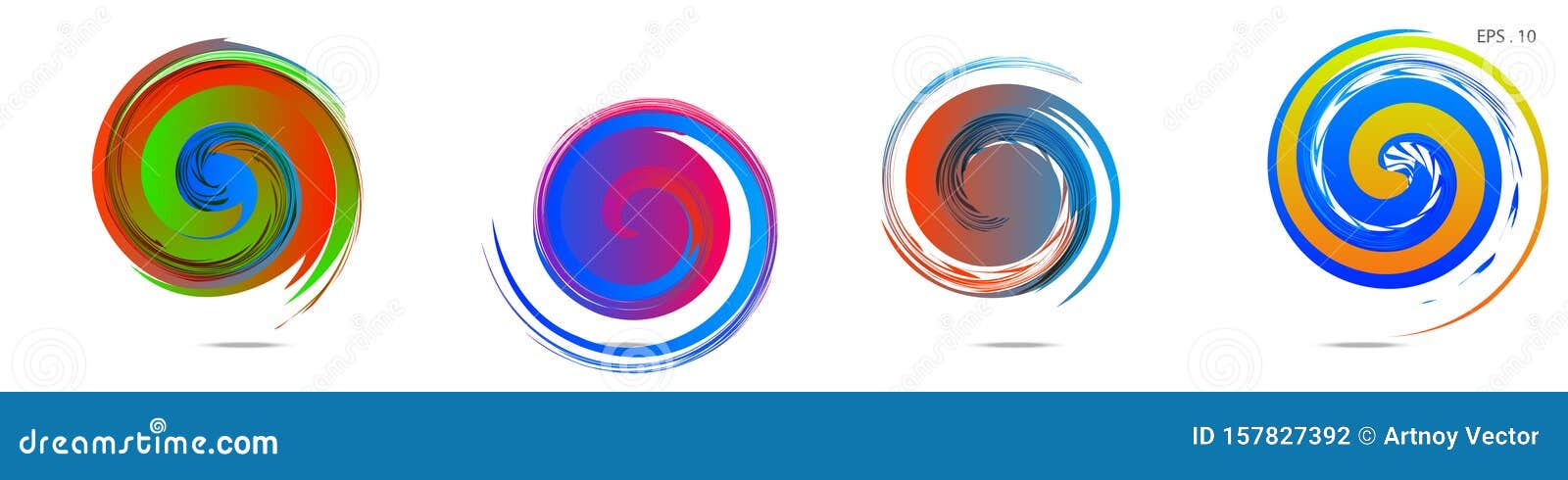 Vortex Vector Background. Templates for Logo Design, Leaflets or ...