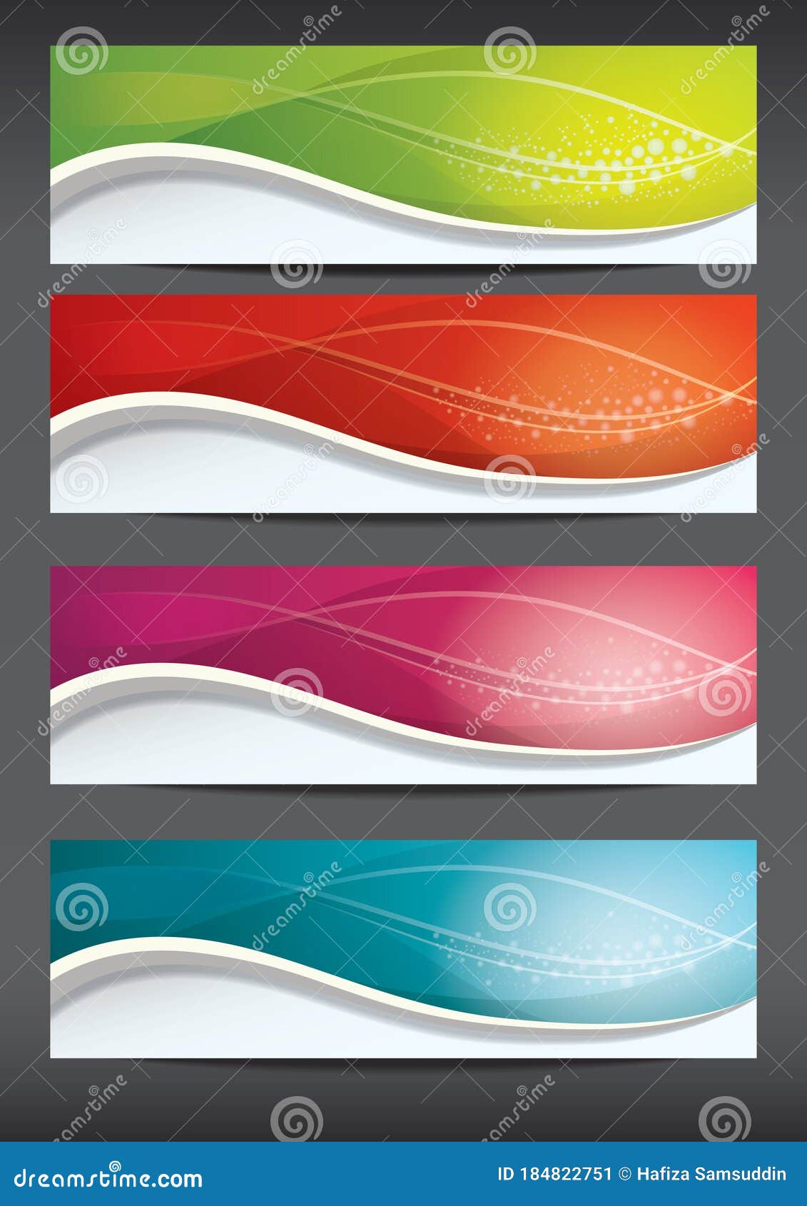 Collection of Modern Banners. Vector Illustration Decorative Background ...