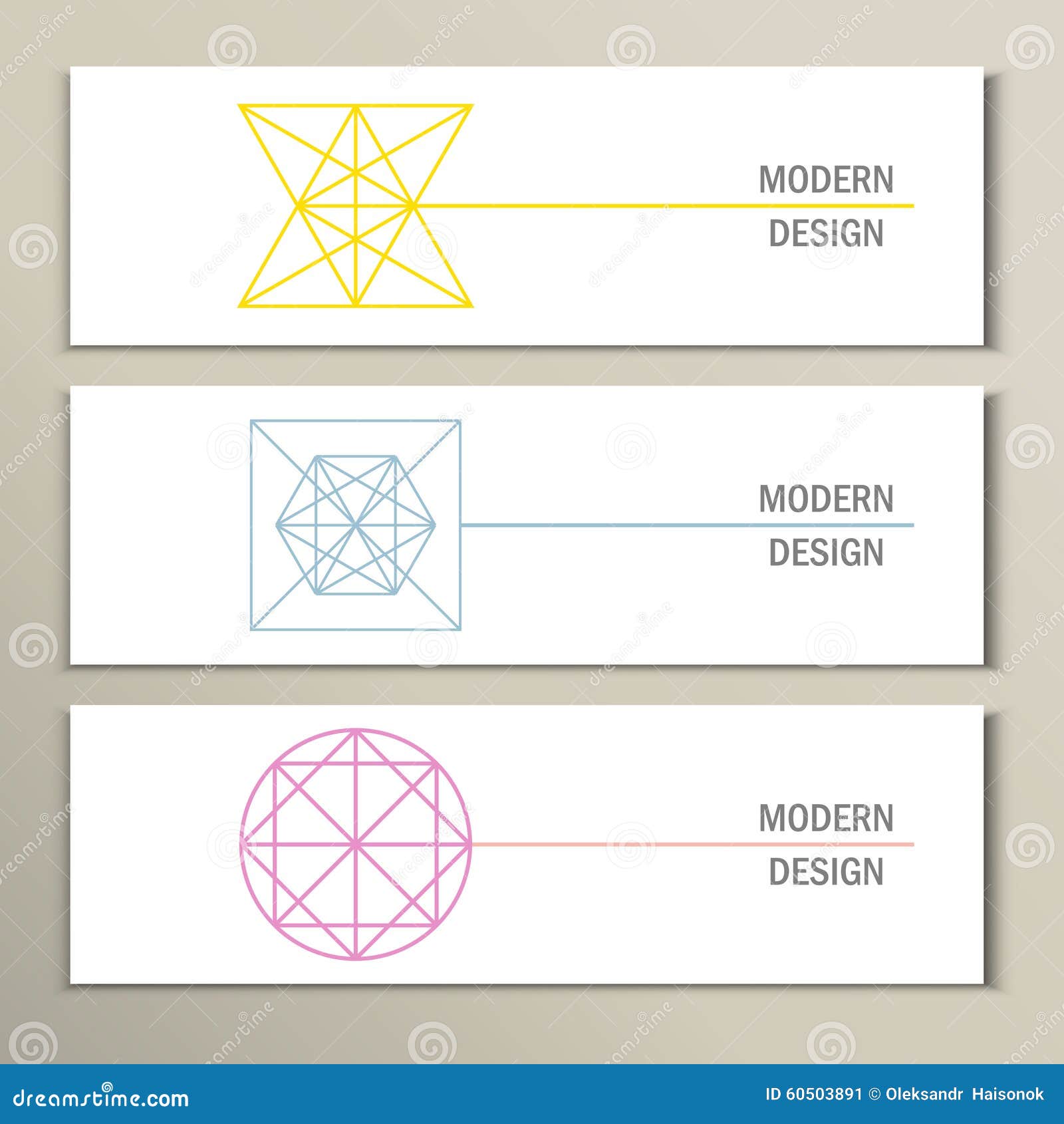 Collection of Modern Trendy Geometric Shapes. Vector Icons Set Stock ...