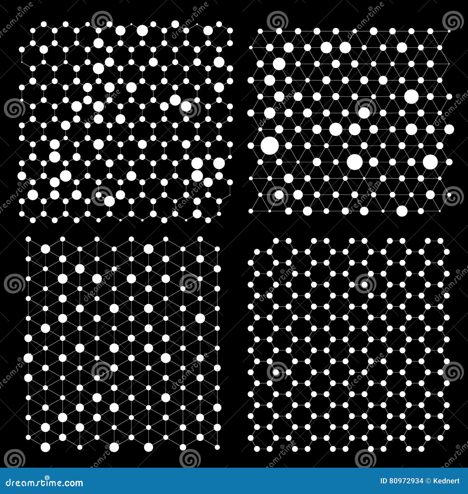 Collection of Molecule Structure Grid. Genetic Globe Chemical Compounds ...