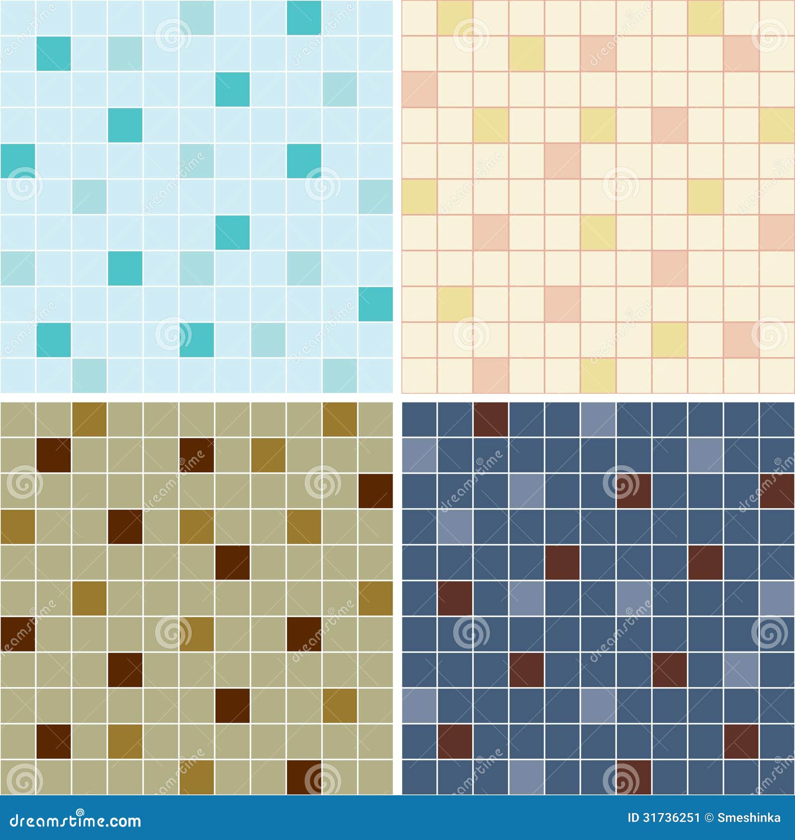 Mosaic Tile Seamless Texture Stock Photography | CartoonDealer.com #6294512