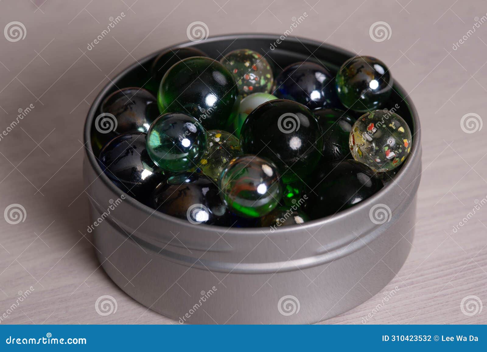 Collection of Multi-colored Glass Marbles Stock Photo - Image of glass ...