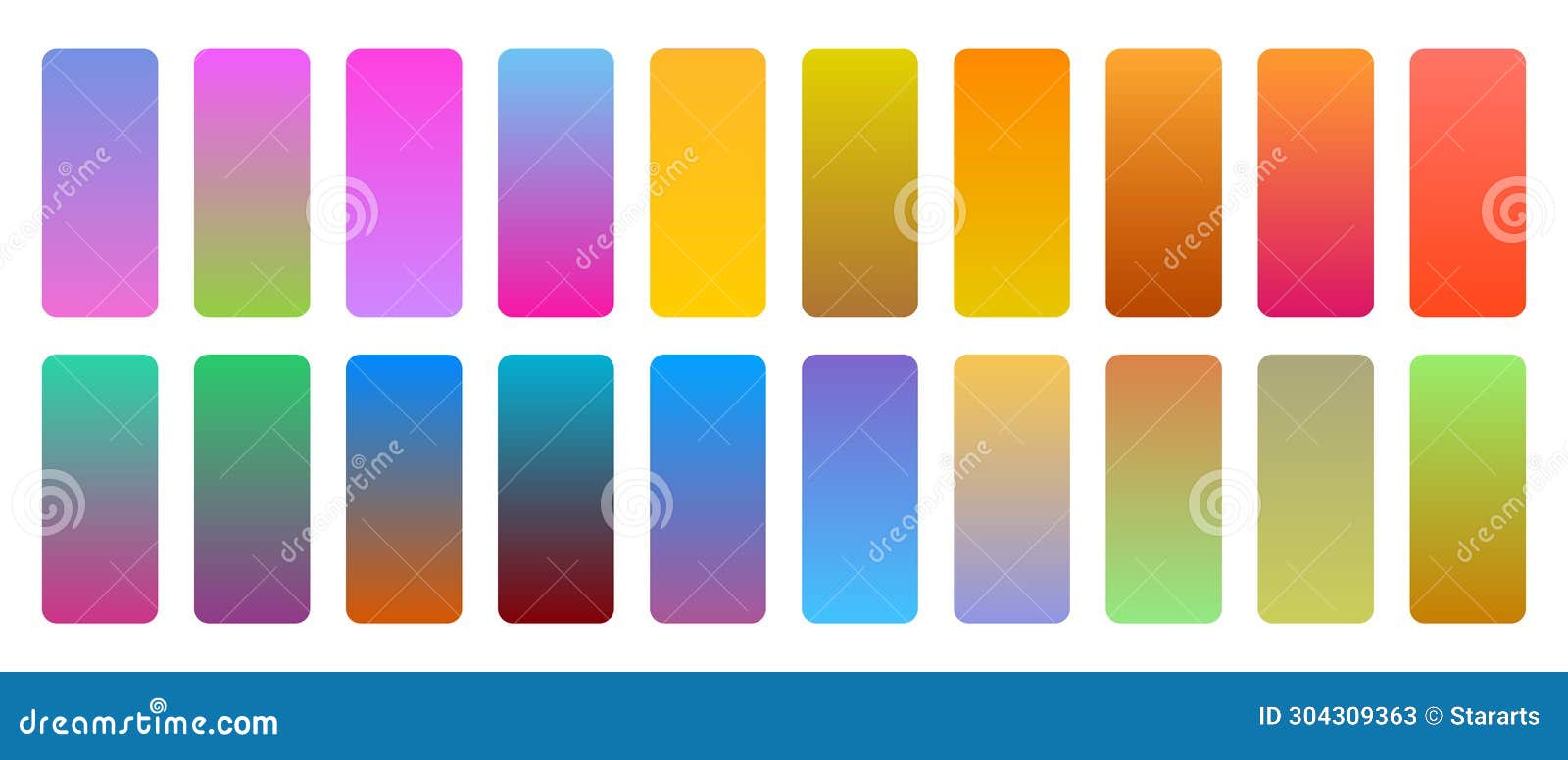 Collection of Multicolor Vibrant Element Backdrop for Web and App ...