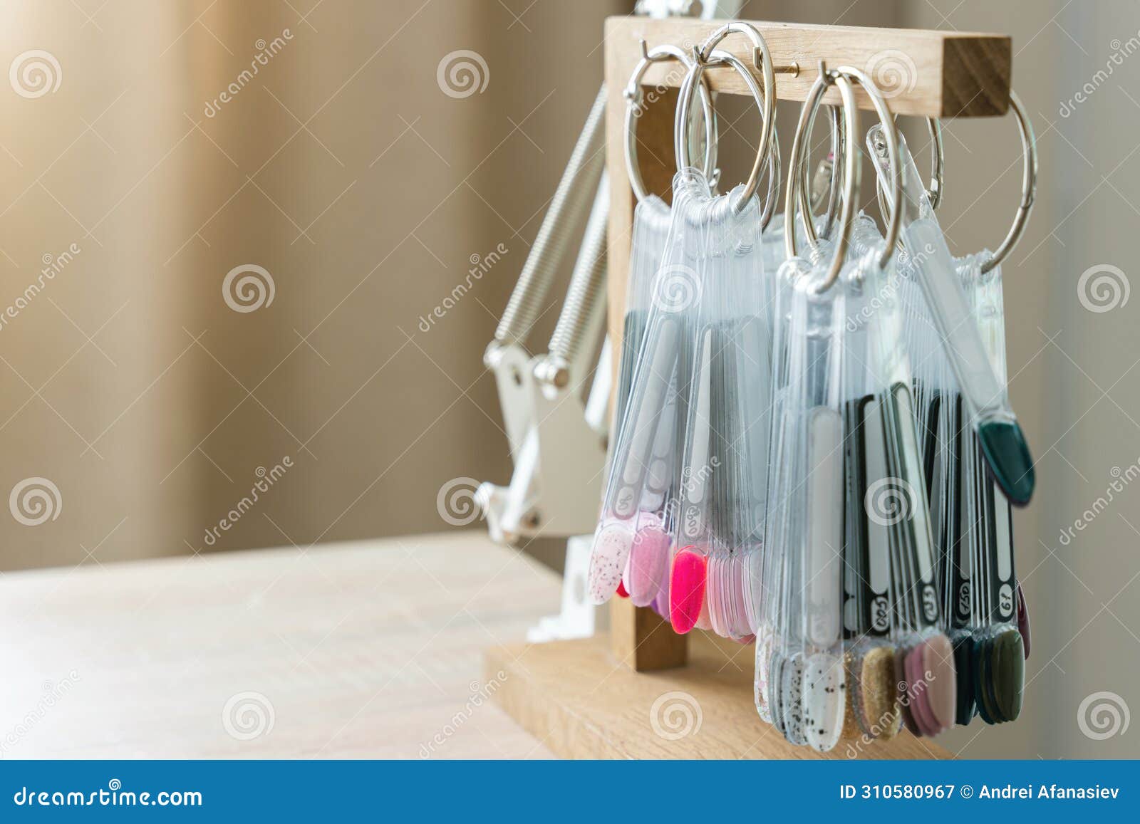 Collection of Nail Polish Samples. Multi-colored Nail Tip Samples for ...