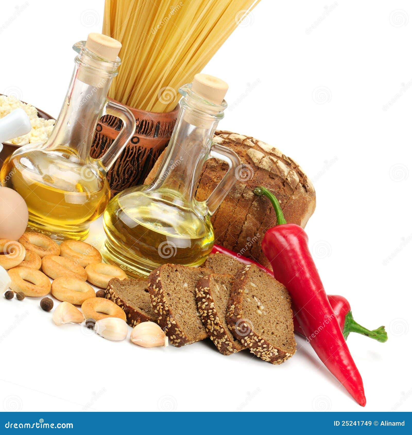 Collection of Natural Products Stock Image - Image of garden, garlic ...