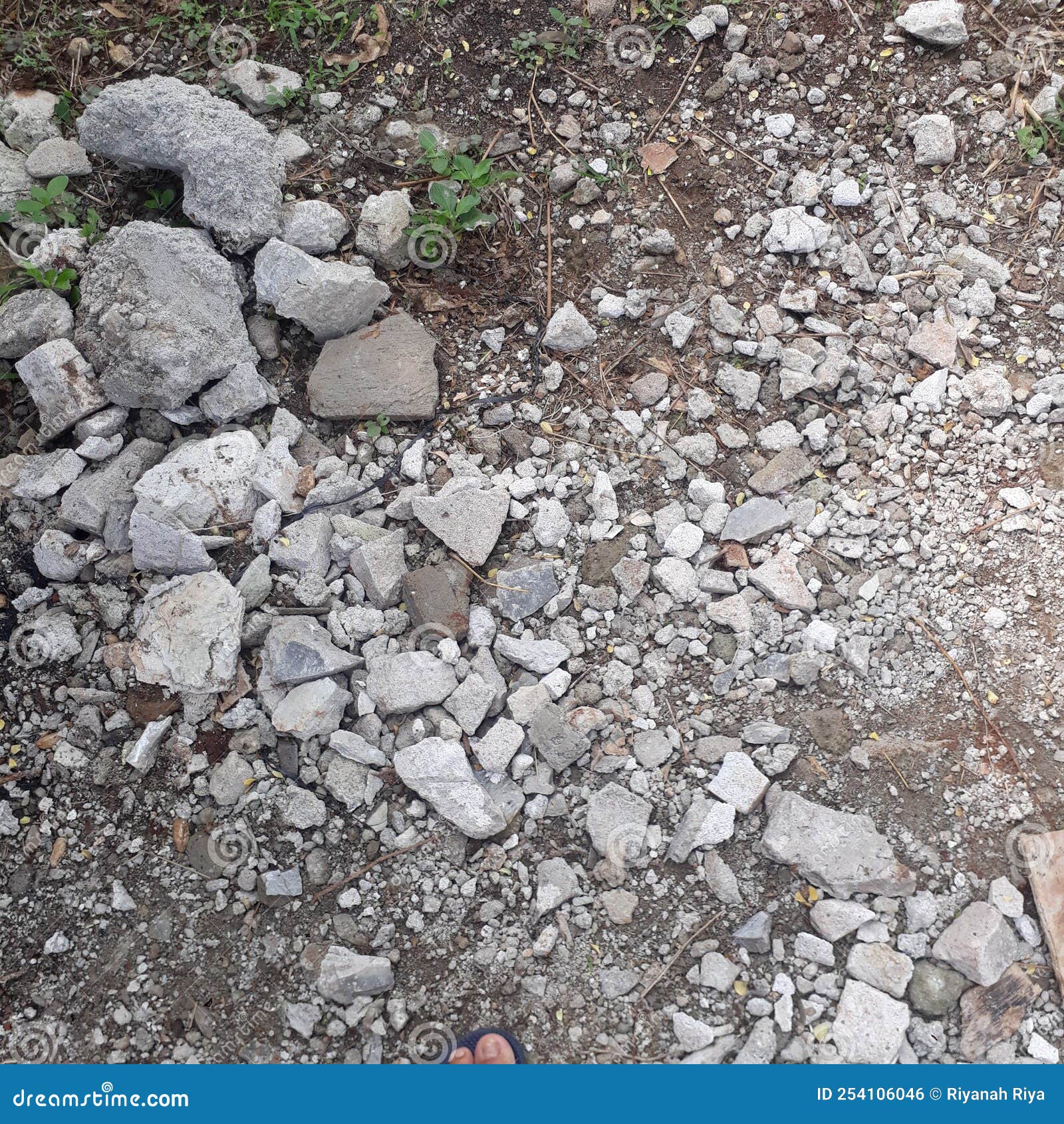 A Collection of Natural Stones Behind the House Stock Photo - Image of ...