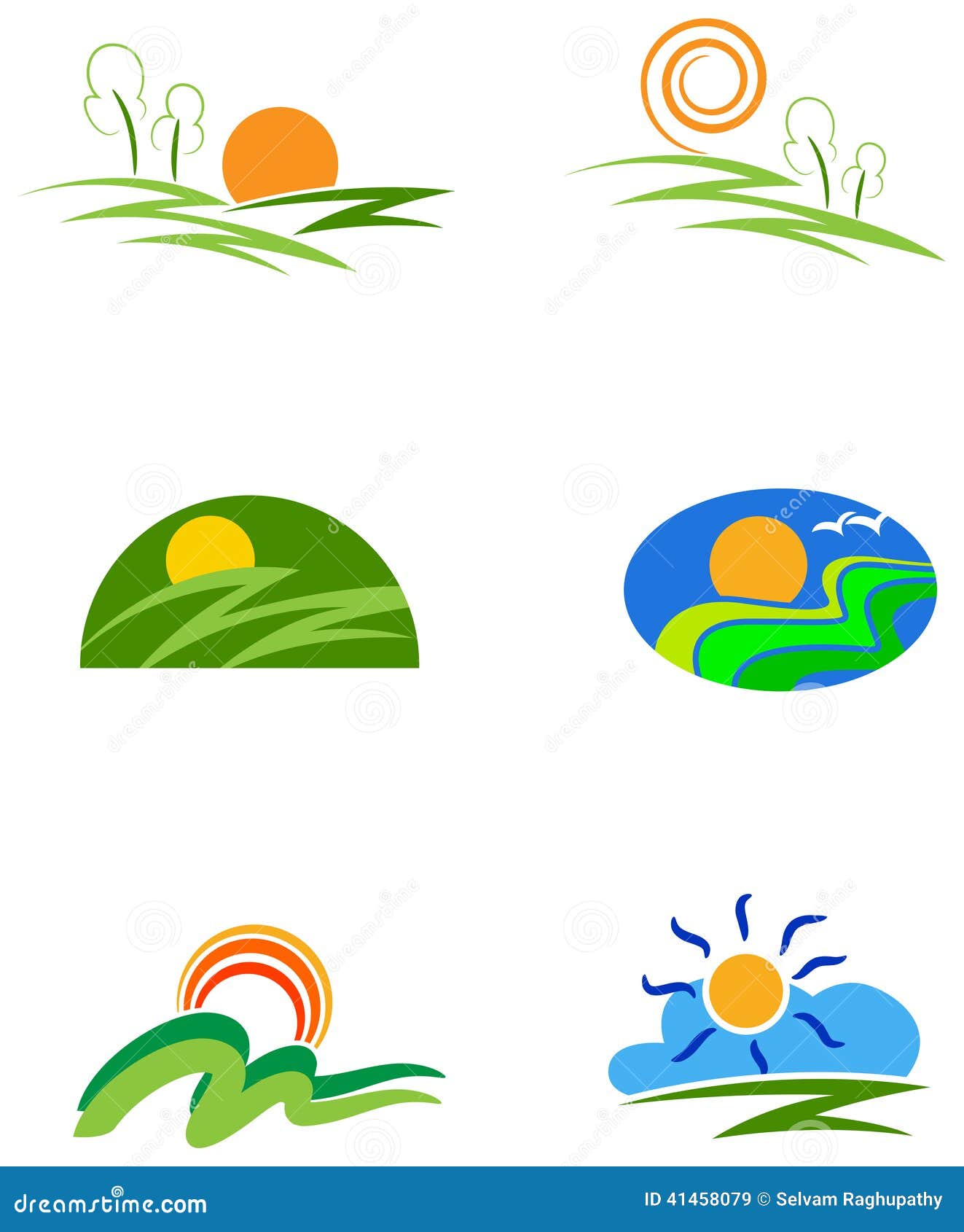 Collection of nature icons stock vector. Illustration of environmental ...